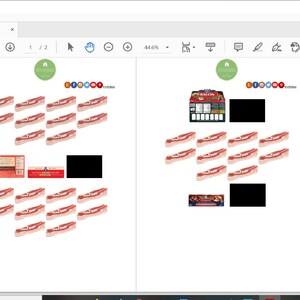 Printable 1:6 Miniature Play Scale Bacon Paper Doll Food - Etsy