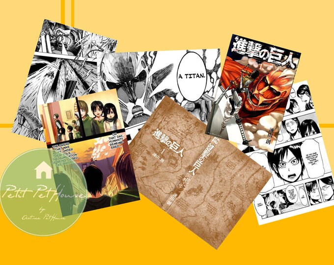 Printable 1:6 Miniature Playscale Classic Manga With Actual Pages Play ...