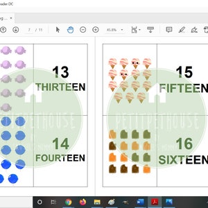Number Matching Flash Cards 1-20 | Kids Activity | Children Learning ...