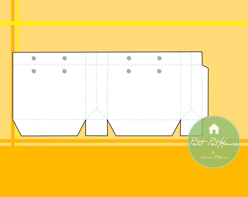 Printable 1:6 Miniature Plain Customizable Paper Shopping Bags | Etsy