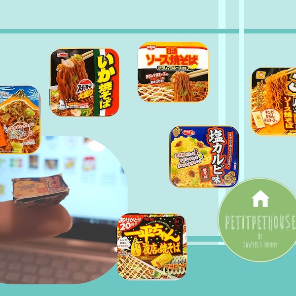 Miniature Ramen for Dollhouse - Etsy