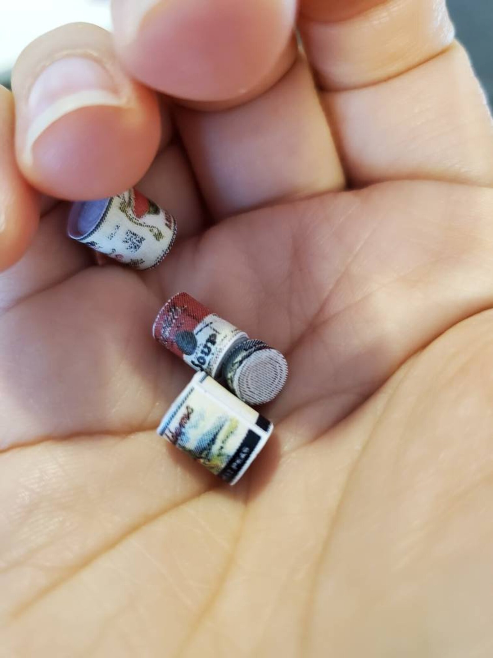 Printable 1:12 Miniature Vintage Canned Food (34 Pieces) for Dollhouse ...