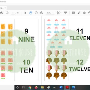Number Matching Flash Cards 1-20 | Kids Activity | Children Learning ...