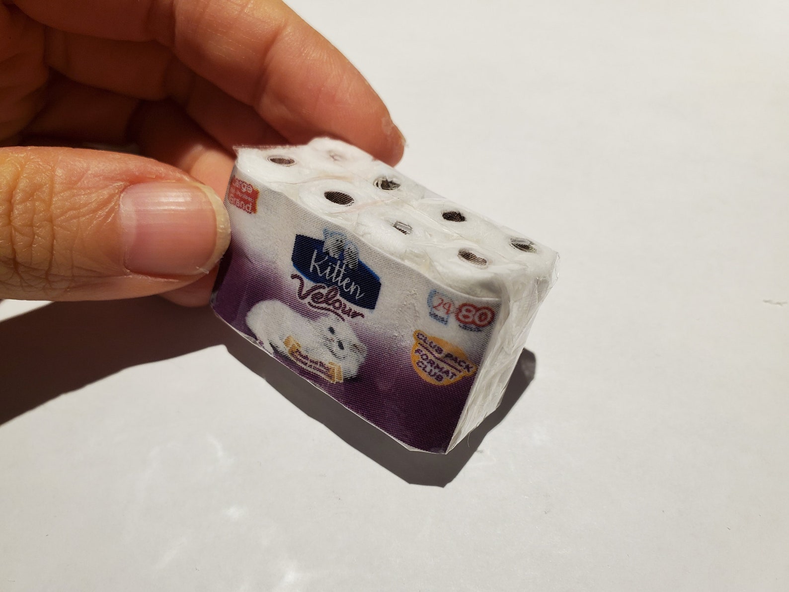 Printable 1:12 Miniature Scale Toilet Paper Template | Etsy