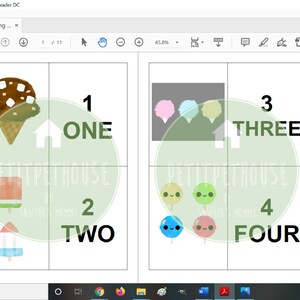 Number Matching Flash Cards 1-20 | Kids Activity | Children Learning ...