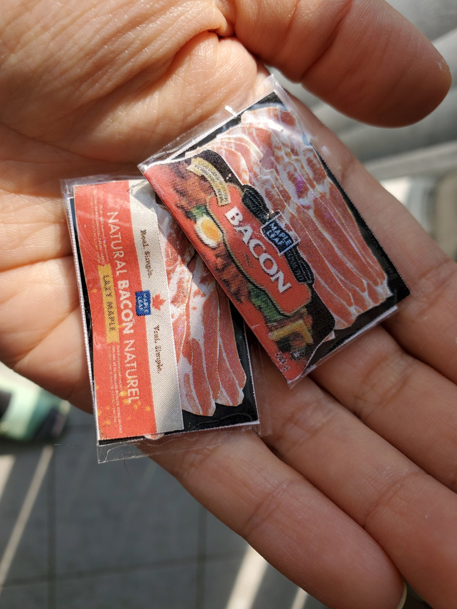 Printable 1:6 Miniature Play Scale Bacon Paper Doll Food | Etsy