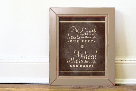 Customizable Healer Quote Poster Massage Nurse Chiropractic | Etsy