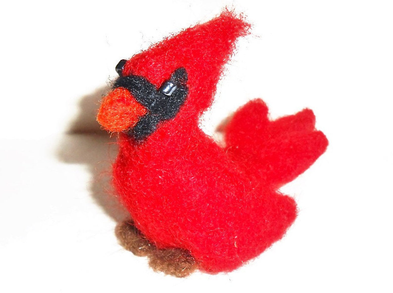 Red Cardinal Needle Felted Cardinal Cardinal Needle Felt - Etsy