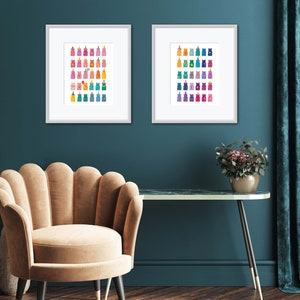 Pink Rainbow Gummy Bears, Digital Download, Printable, Print, Wall Art ...