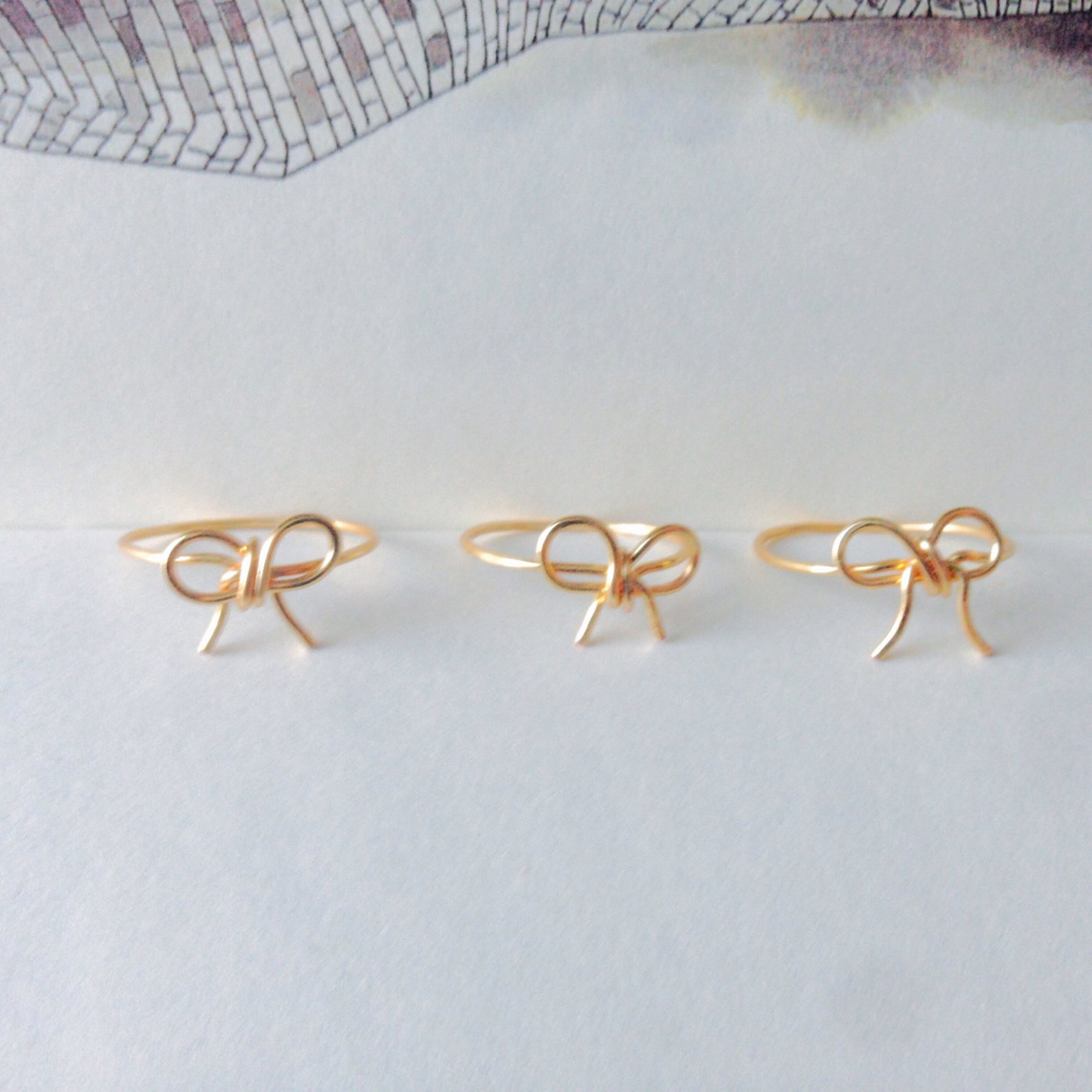 Bow Ring - Etsy