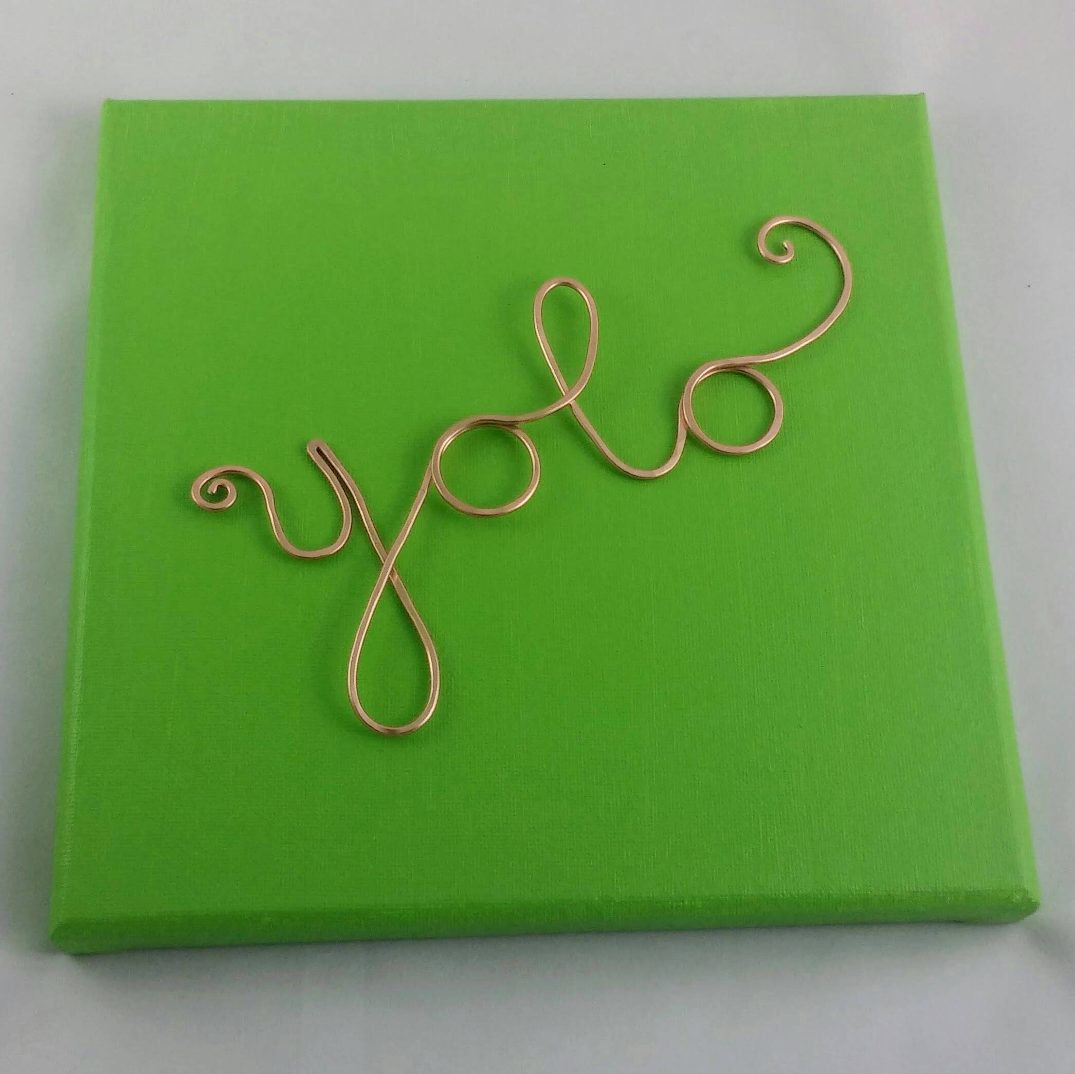 Custom Sign Wire Lettering Copper Silver Name Home Decor Party Favor - Etsy