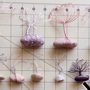 Tree Garden Art Wire Forest Sculptures by Sandman Metals - Etsy