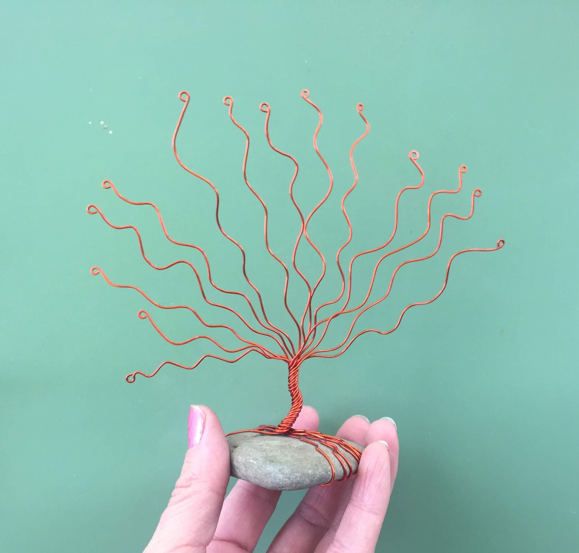 Tree Garden Art Wire Forest Sculptures by Sandman Metals - Etsy
