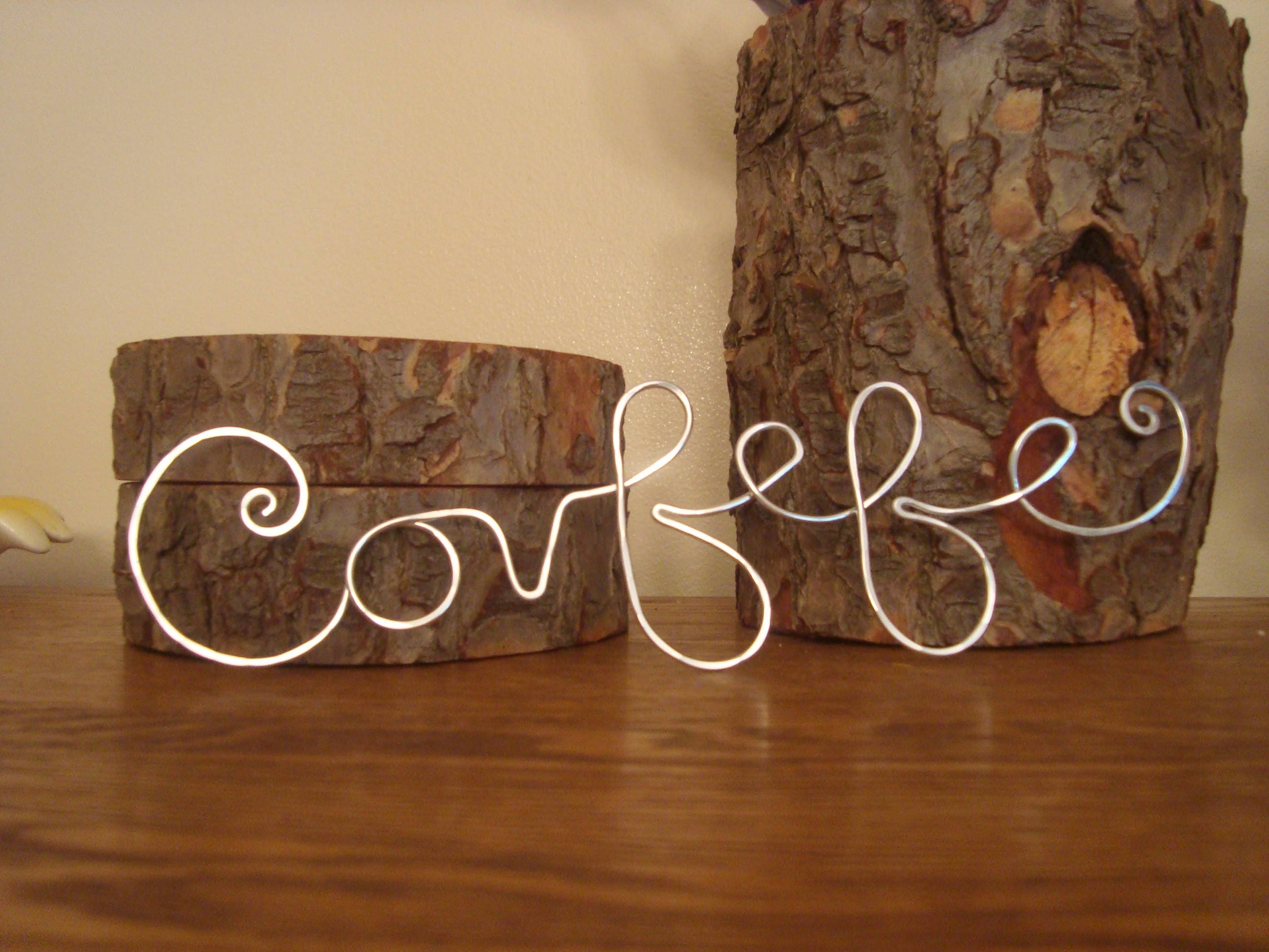 Custom Sign Wire Lettering Copper Silver Name Home Decor Party - Etsy