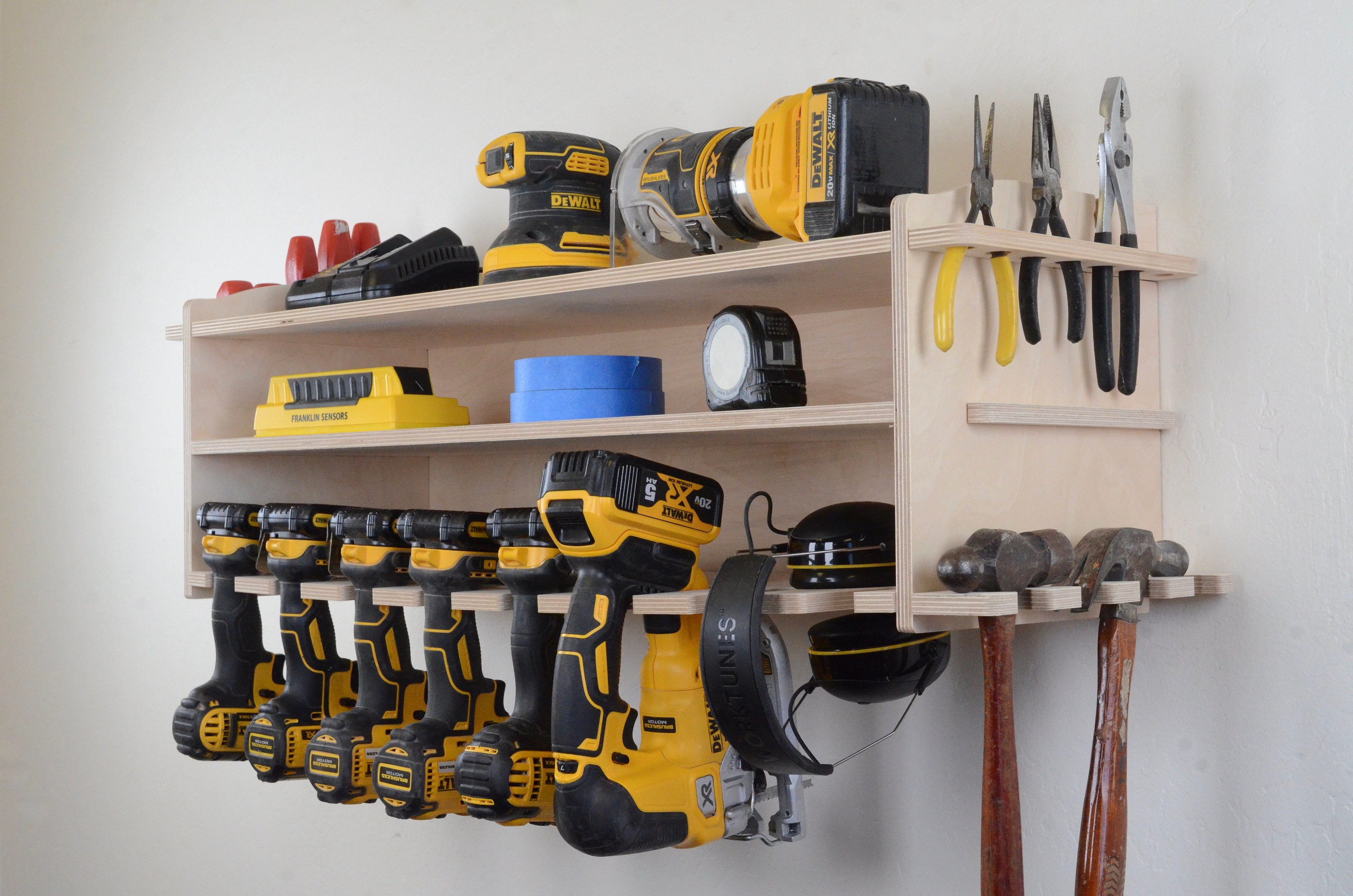 Wood Power Tool Organizer - Etsy