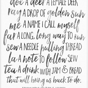 Doe Ray Me "teach Us to Sing" by Maria Von Trapp From Sound of Music ...