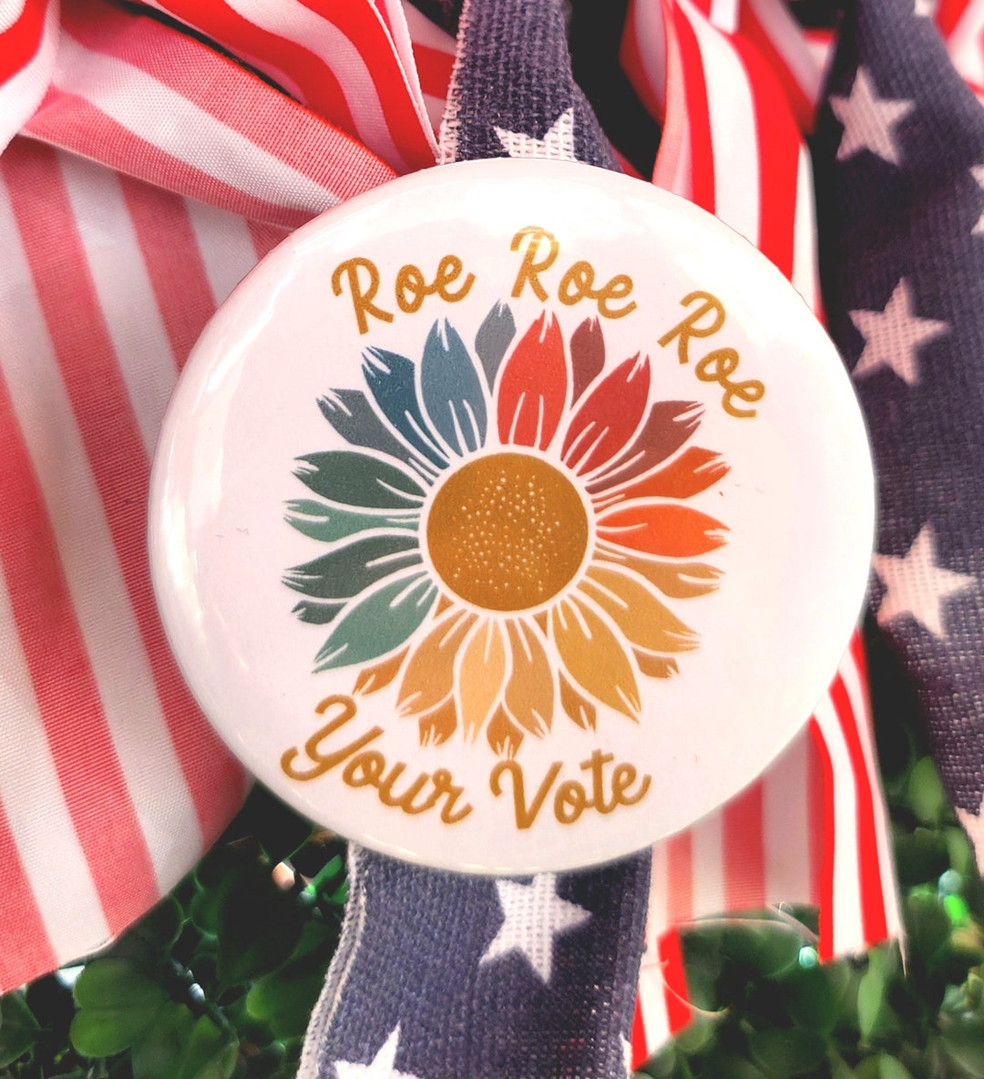 Pro Choice 2 Inch Metal Back Pin Style Button Women's Reproductive ...