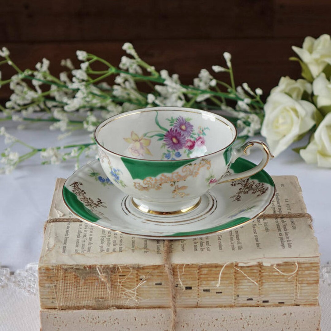 Vintage Winterling Bavaria Teacup Set - Germany - Floral Tea Cup ...