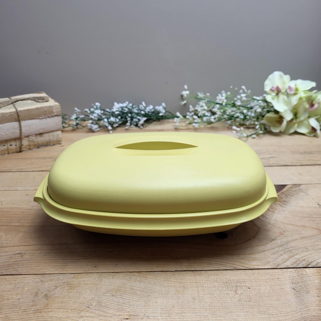 Vintage Tupperware Vegetable Steamer Harvest Gold Tupperware 4 Pieces ...
