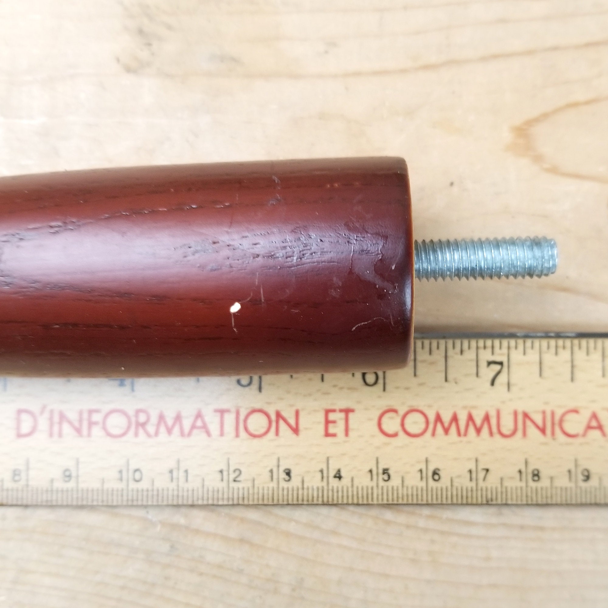 Vintage Wooden Legs Set of 4 Furniture Retro Decor Mid - Etsy