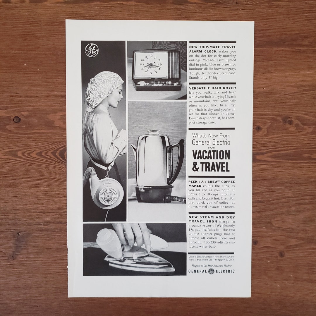 1961 GENERAL ELECTRIC Ad Original Magazine Ad Retro Ad - Etsy