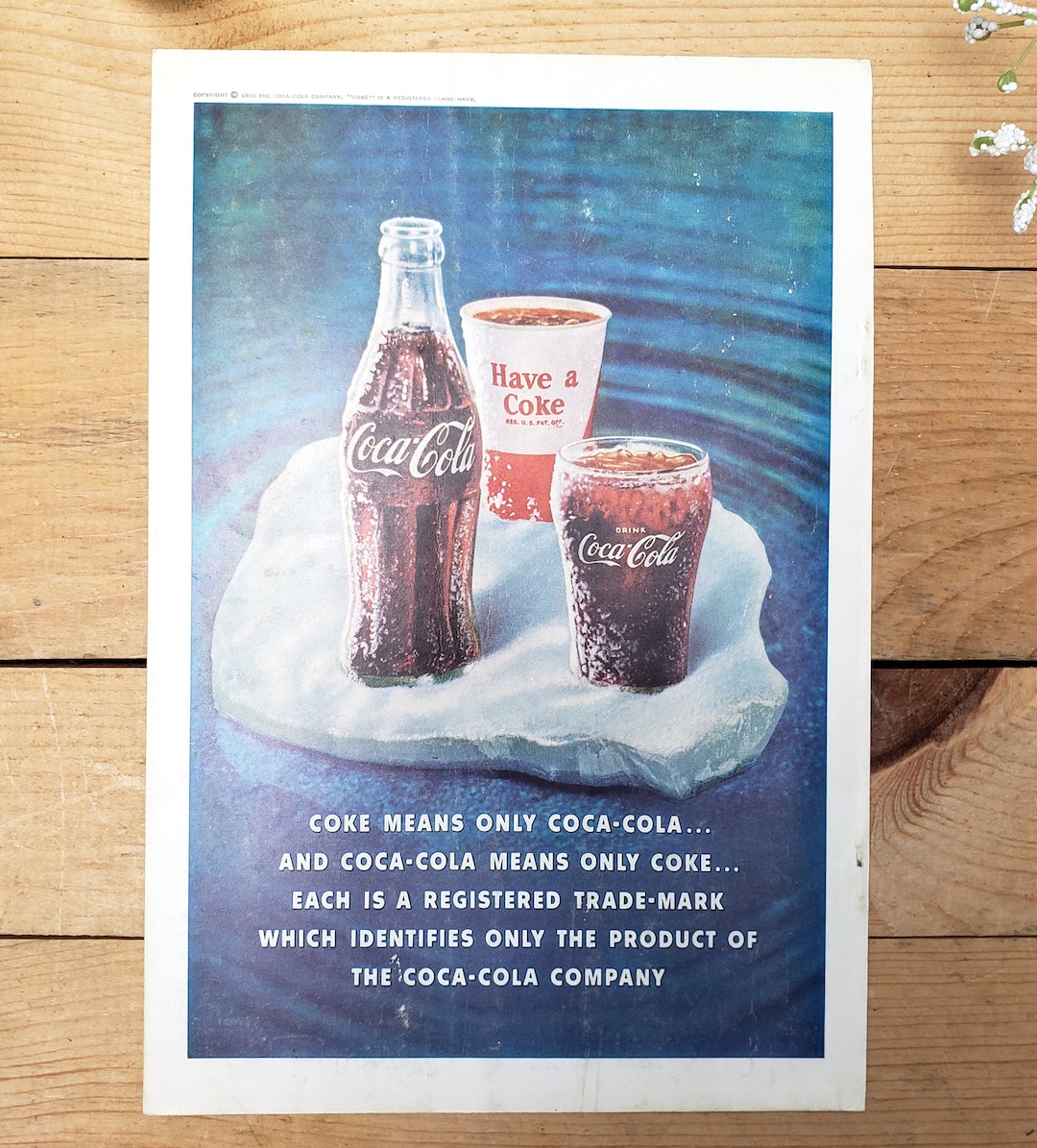 1961 COKE Advertisement COCA COLA Ad - Etsy