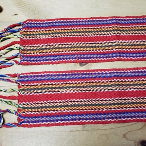 Small Vintage Metis Arrow Sash Quebec Winter Carnival Belt Ceinture ...