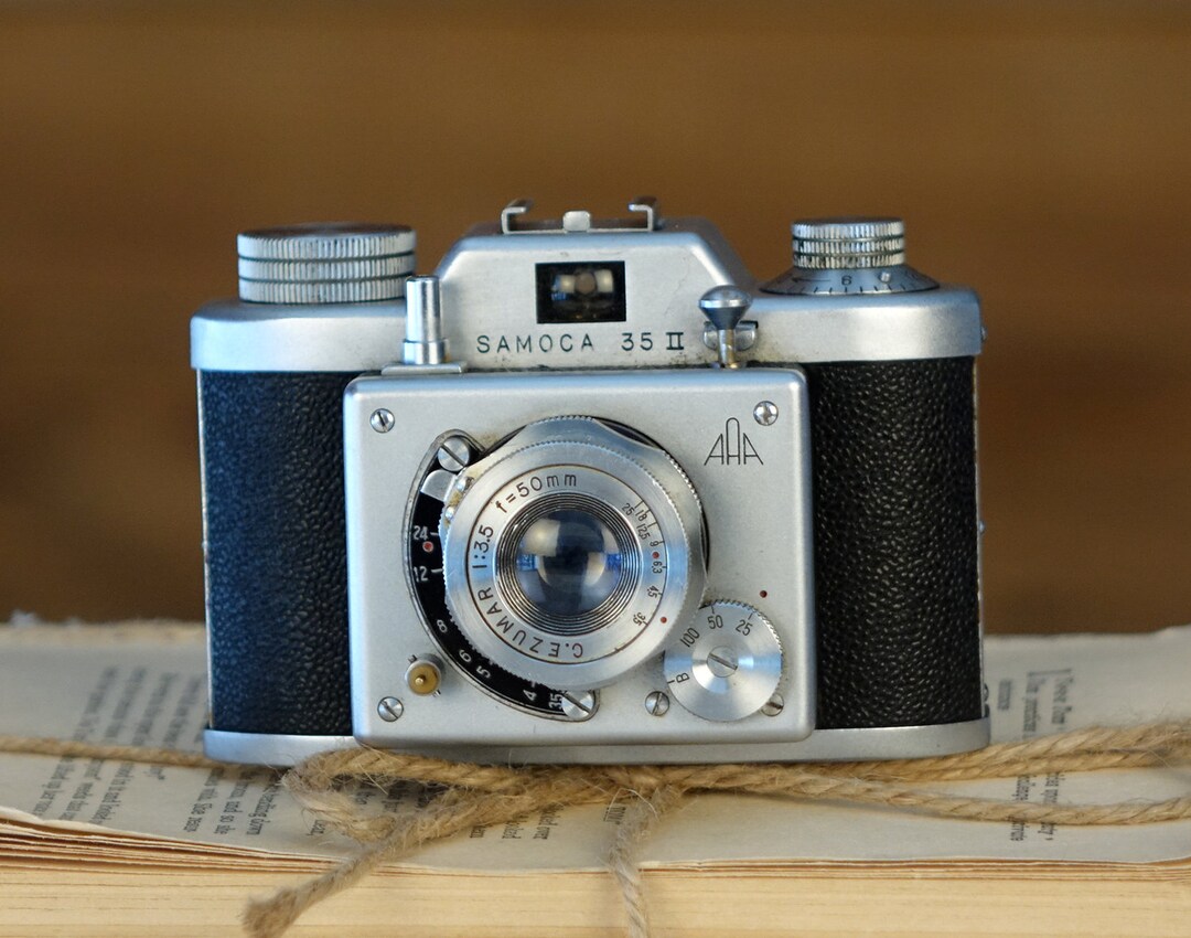 Film Camera 35 Mm Samoca 35 II Lens C.ezumar 50mm F3.5 Retro Camera ...