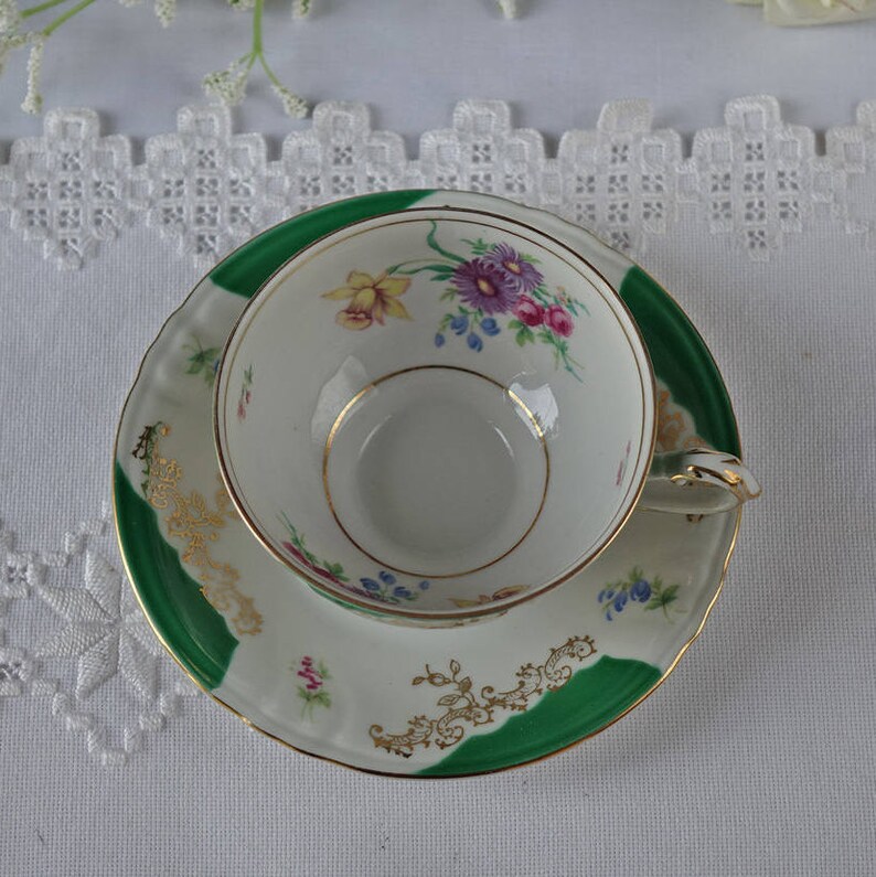 Vintage Winterling Bavaria Teacup Set - Germany - Floral Tea Cup ...