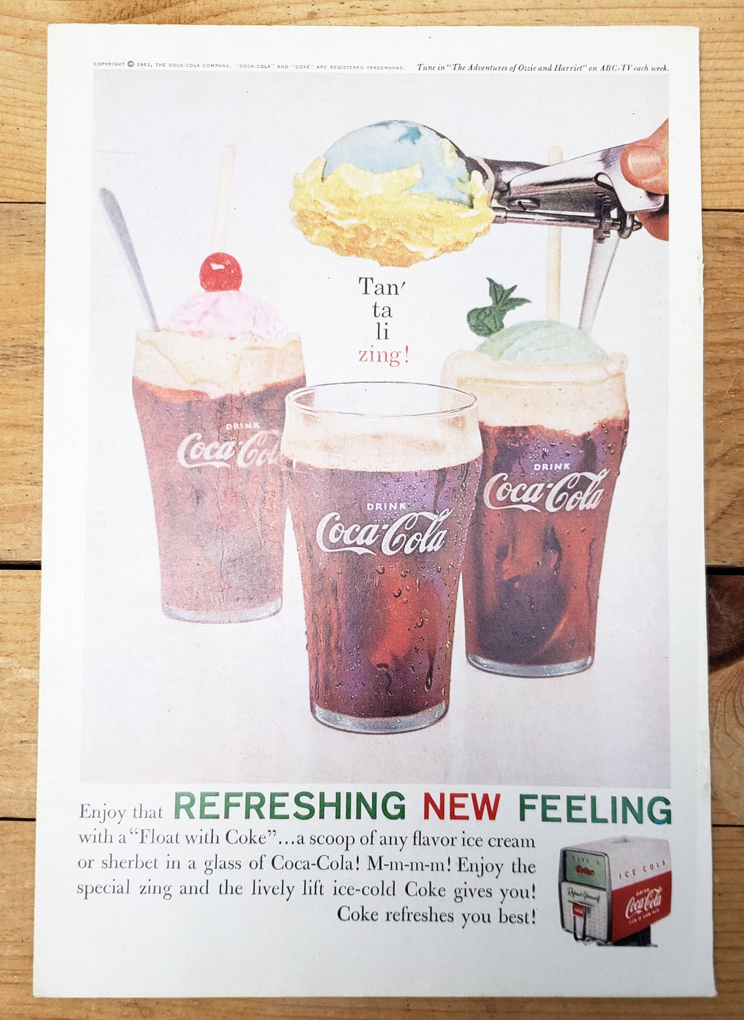 1961 COKE Advertisement COCA COLA Ad - Etsy