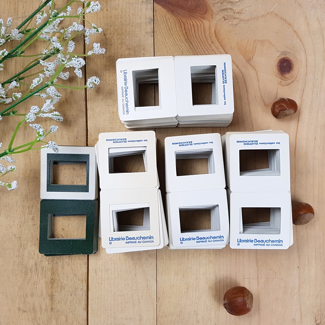 20 Vintage Cardboards for Slides Set of 20 Cardboard Slide Mounts - Etsy
