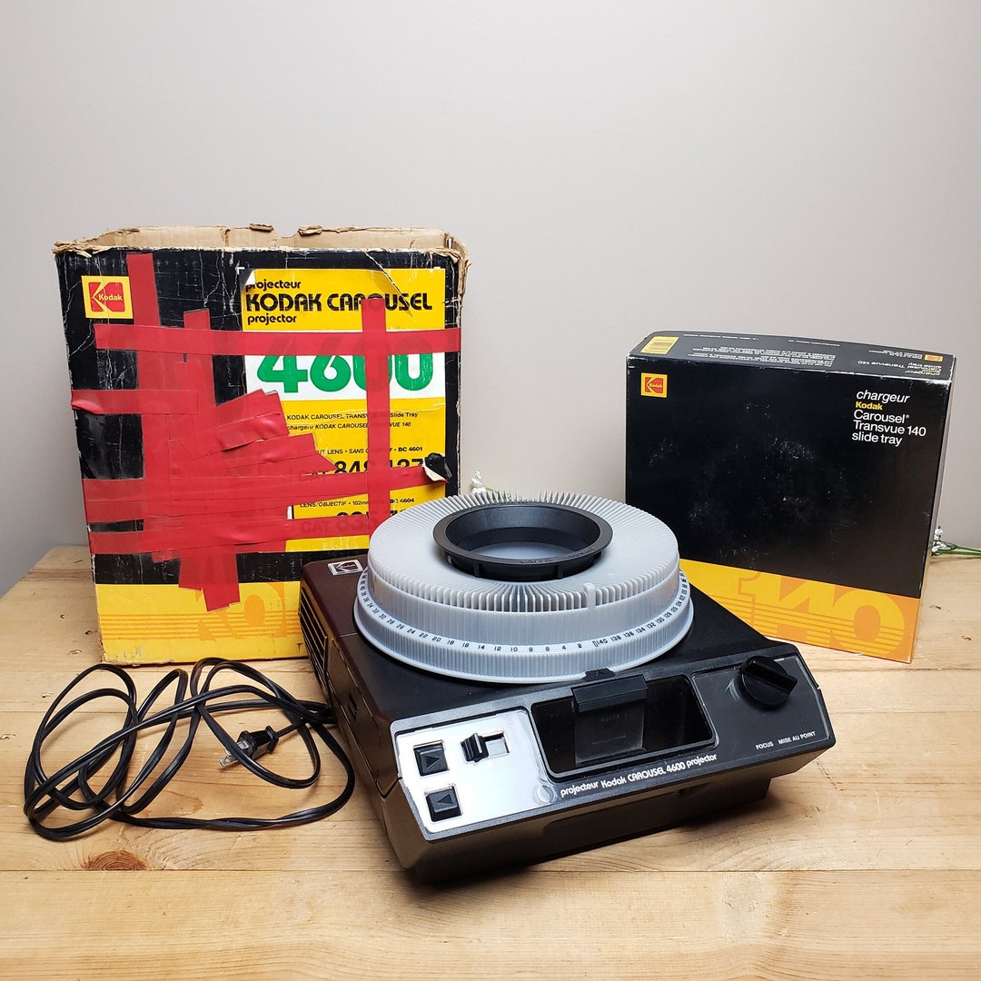 Kodak Carousel 35mm Slide Projector Model 4600 Tested Hardly Used ...