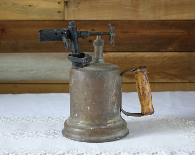 Antique Blowtorch Solder Torche Antique Brass Blow Torch - Etsy
