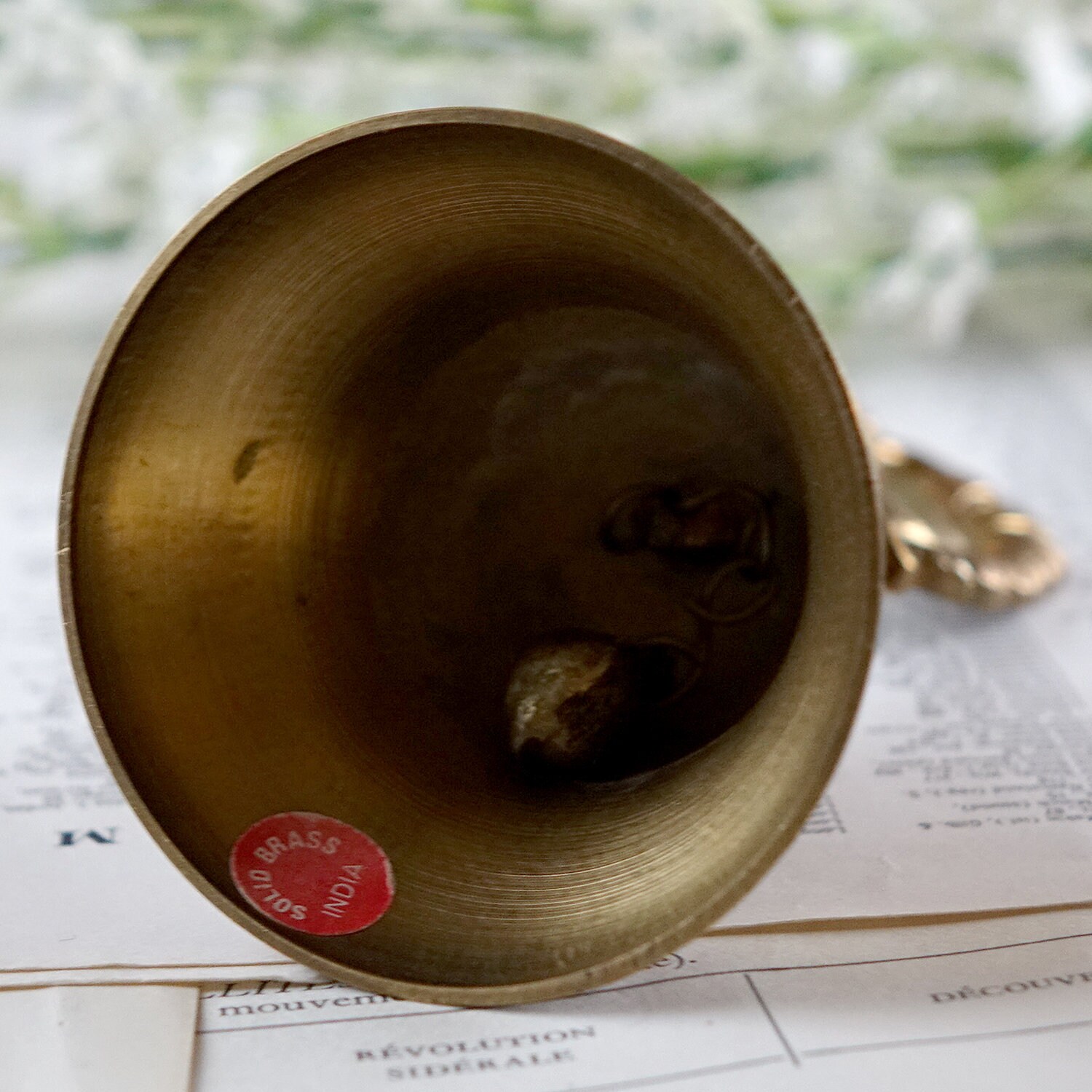 Vintage brass bell Squirrel bell Made in India | Etsy