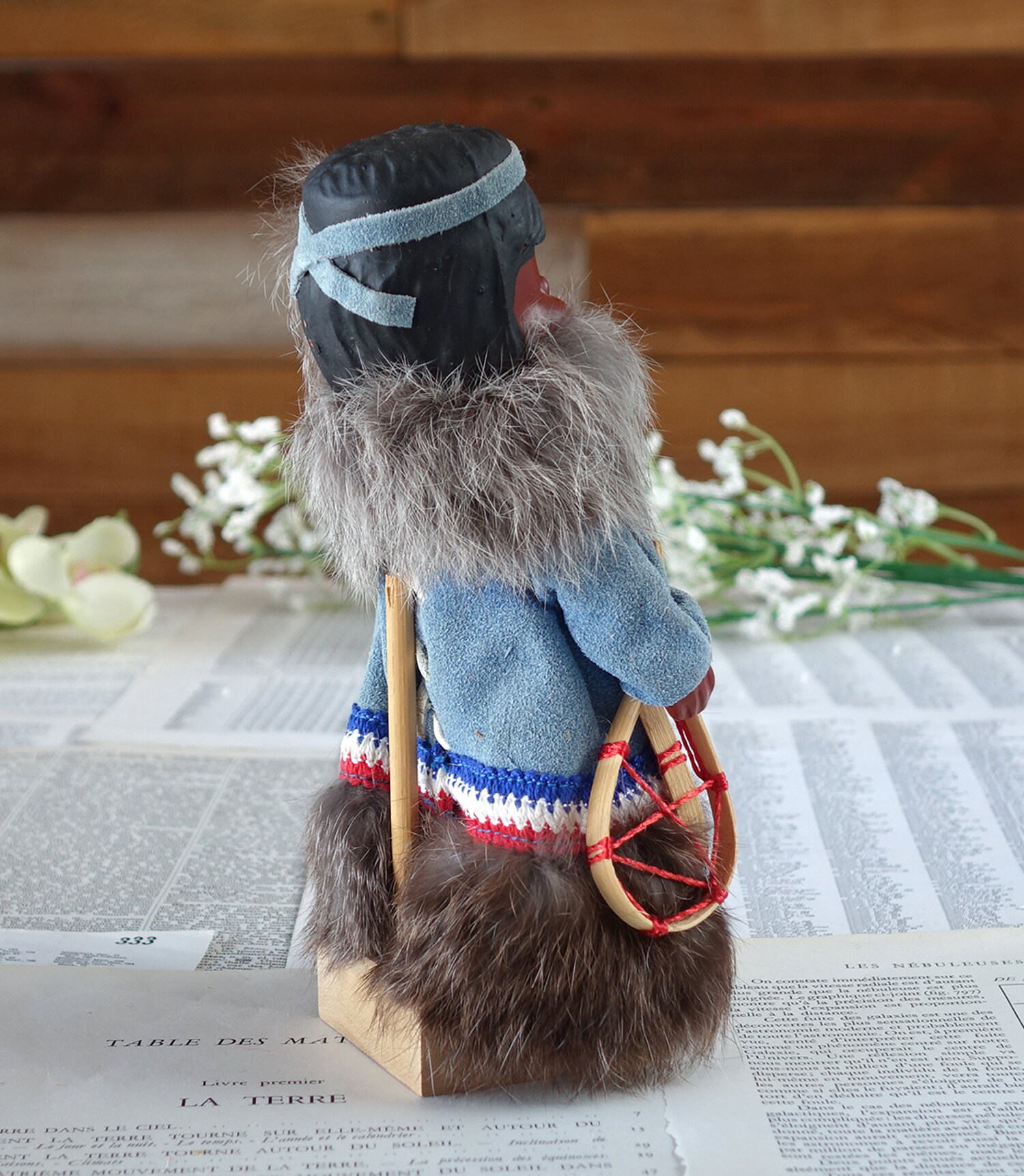 Vintage Eskimo Native Amerindian Inuit Doll With Snowshoes - Etsy Canada