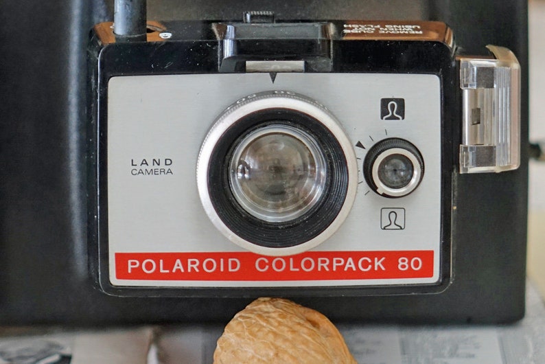Vintage Polaroid Colorpack 80 Land Camera - Black Plastic Strap - Made ...