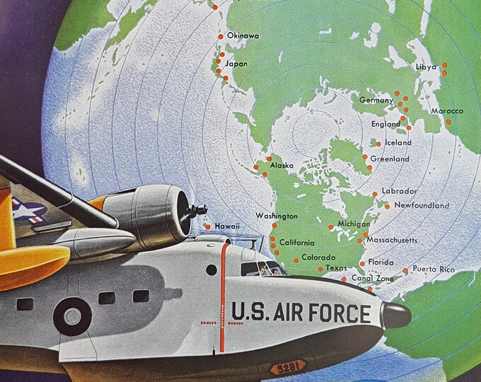 1955 U.S. AIR FORCE Advertising Grumman Aircraft Engineering ...