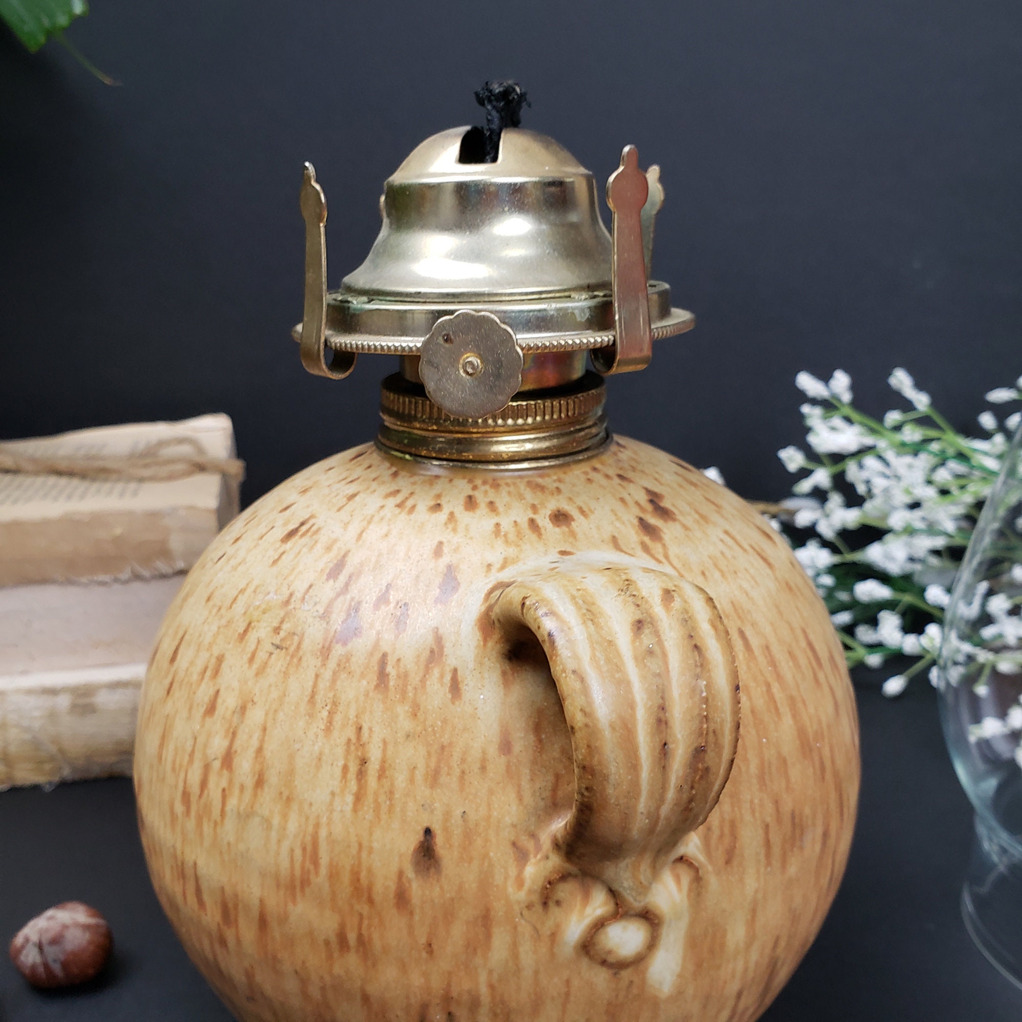 Genin Trudeau Beauce Studio Art Pottery Vintage Pottery Oil | Etsy