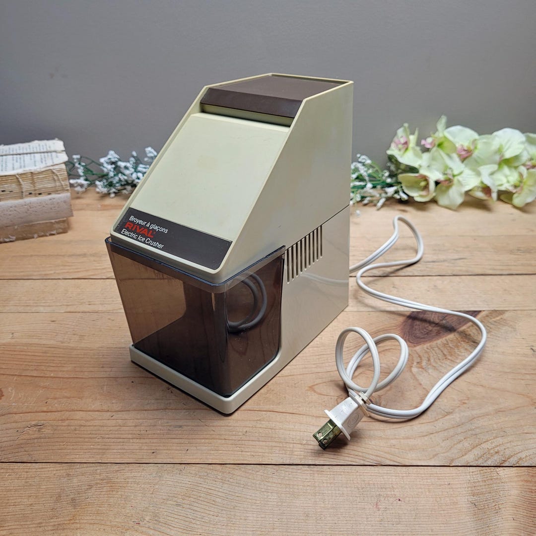 Vintage Electric Ice Crusher Rival Model C840 Retro Kitchen - Etsy