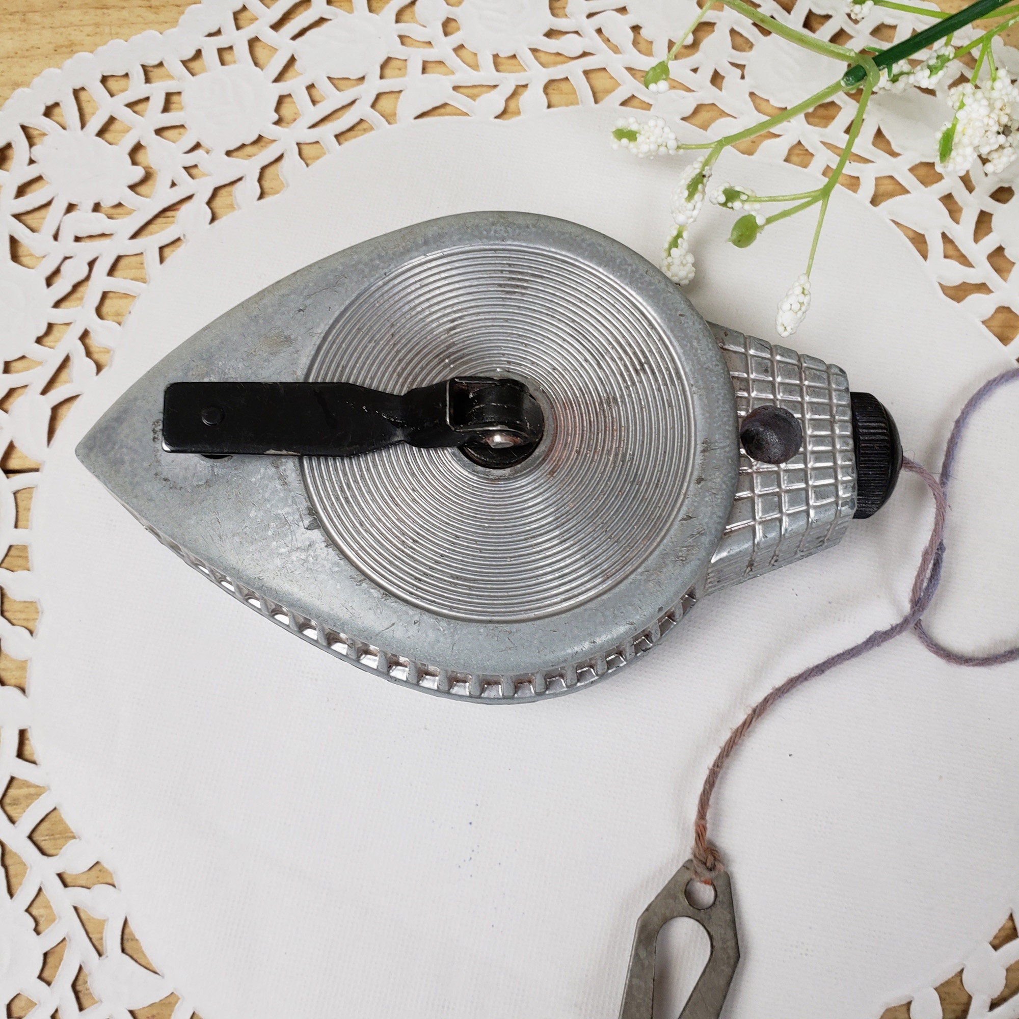 Vintage Johnson Chalk Line Plumb Line Home Improvement Tool - Etsy