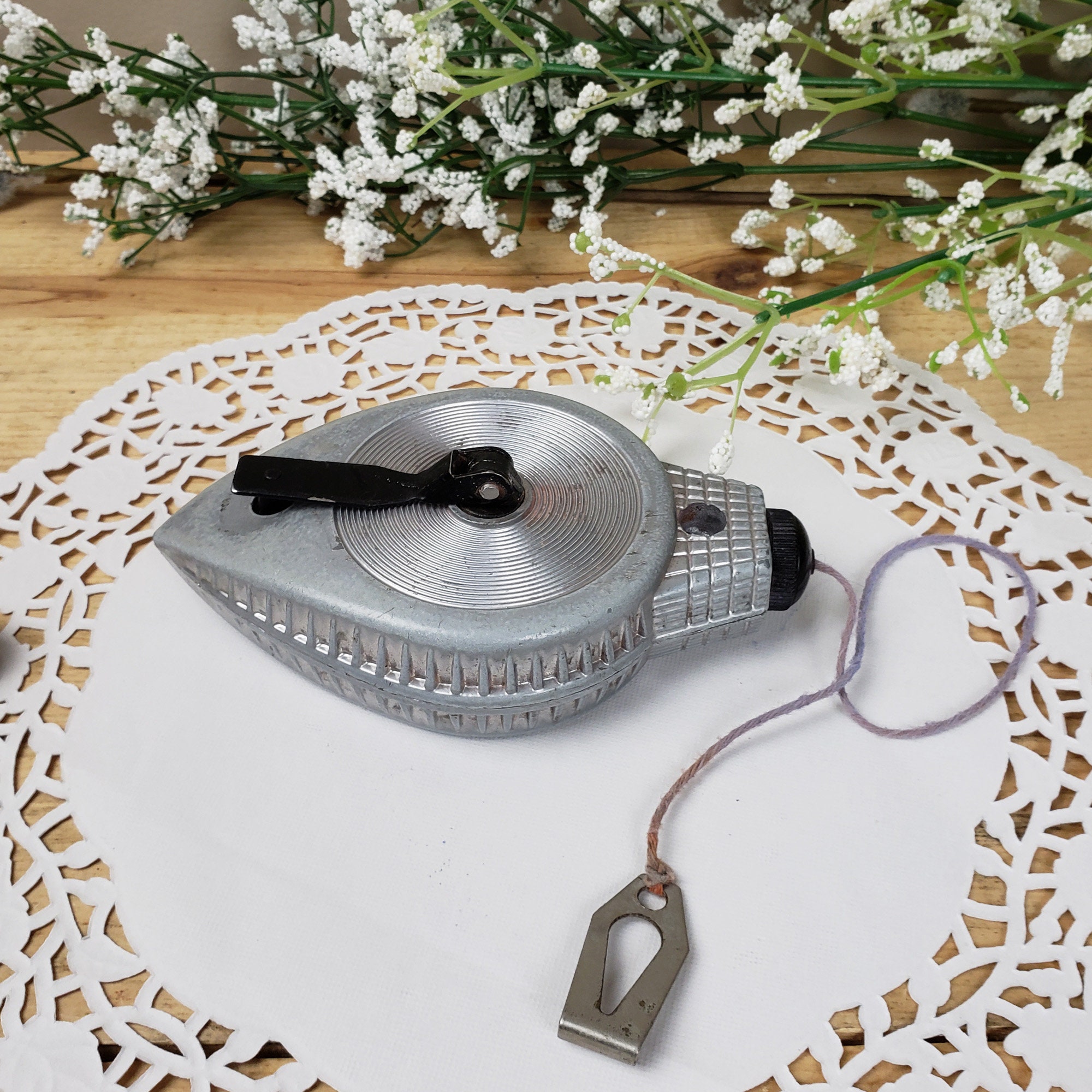 Vintage Johnson Chalk Line Plumb Line Home Improvement Tool - Etsy