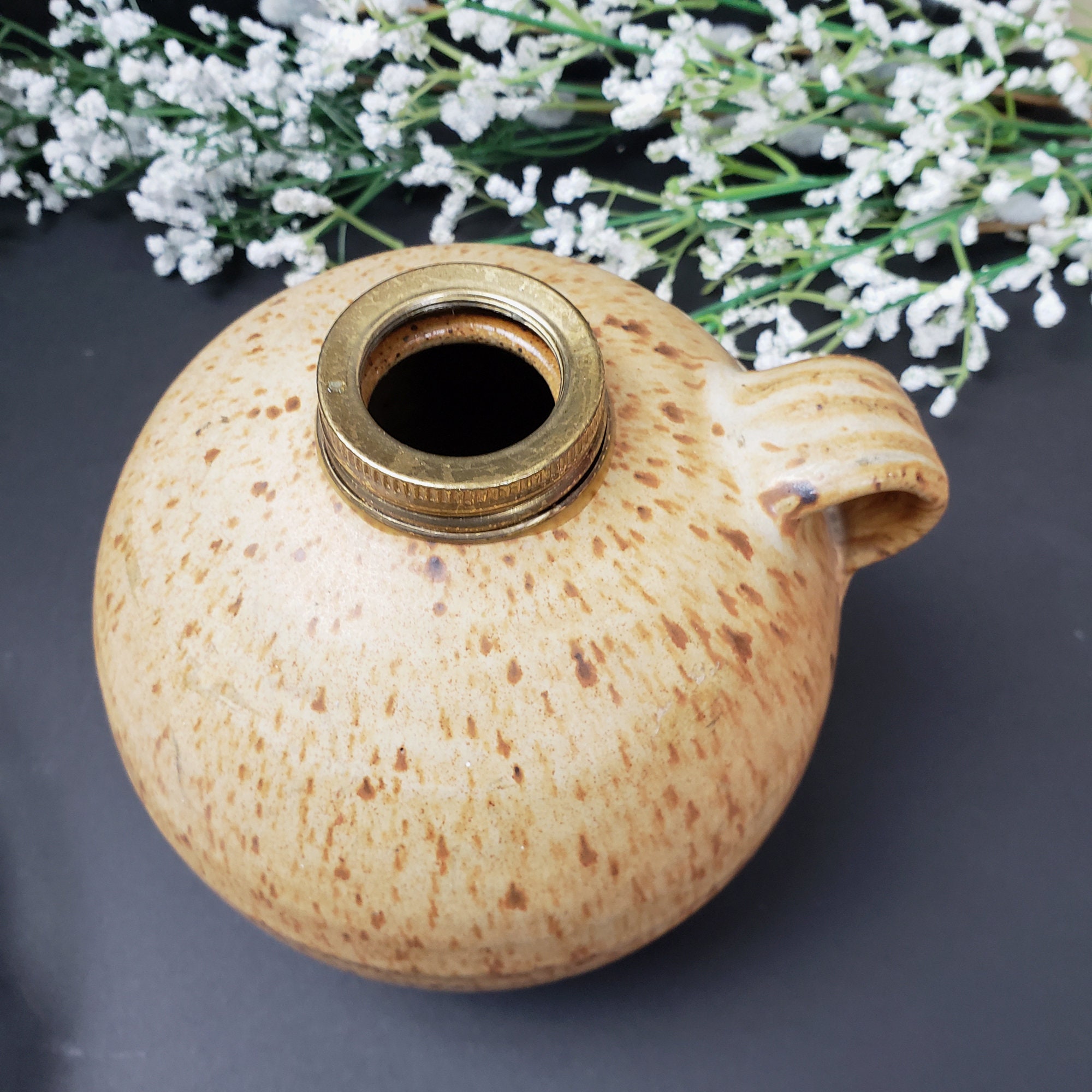 Genin Trudeau Beauce Studio Art Pottery Vintage Pottery Oil | Etsy