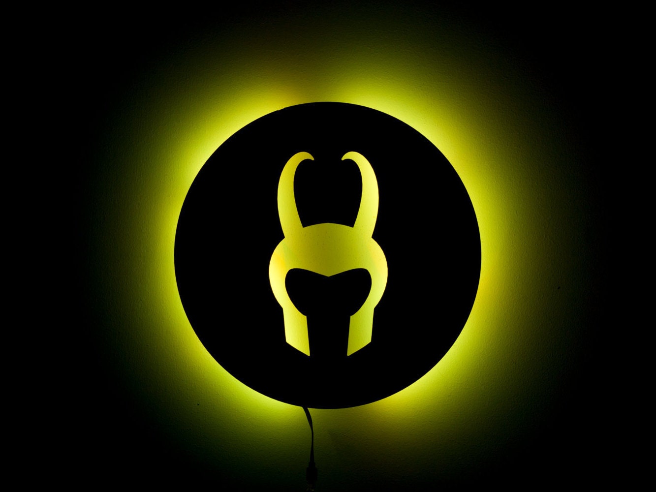 Lighted Loki Sign Lamp Acrylic Night Light and Wall Art for Fans of ...