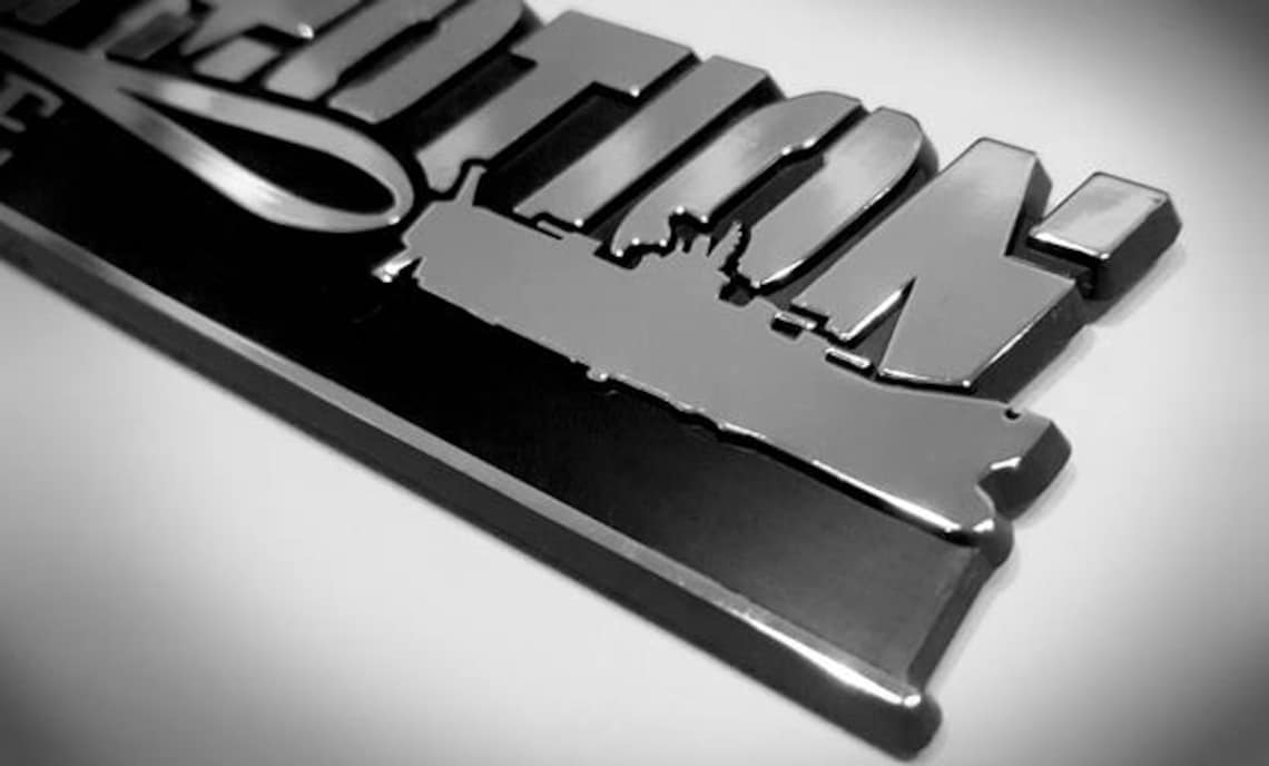 Wave Motion Engine Star Blazers Yamato Car Emblem Chrome | Etsy