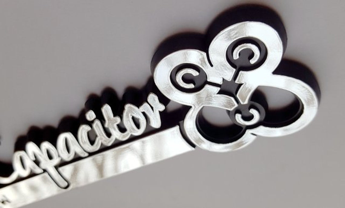 Flux Capacitor Car Emblem Back to the Future Chrome Plastic - Etsy Canada