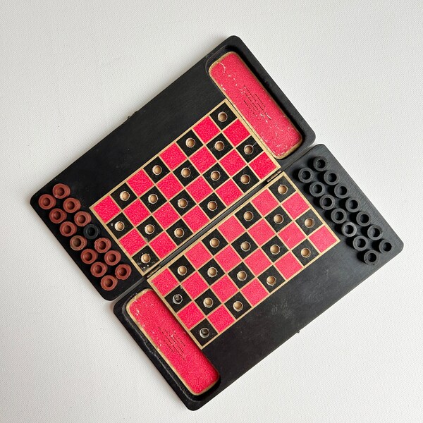 Checkers Board - Etsy