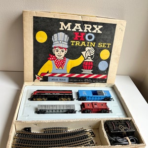 Marx HO Electric Train Set With Track, COMPLETE, Rock Island, Southern ...