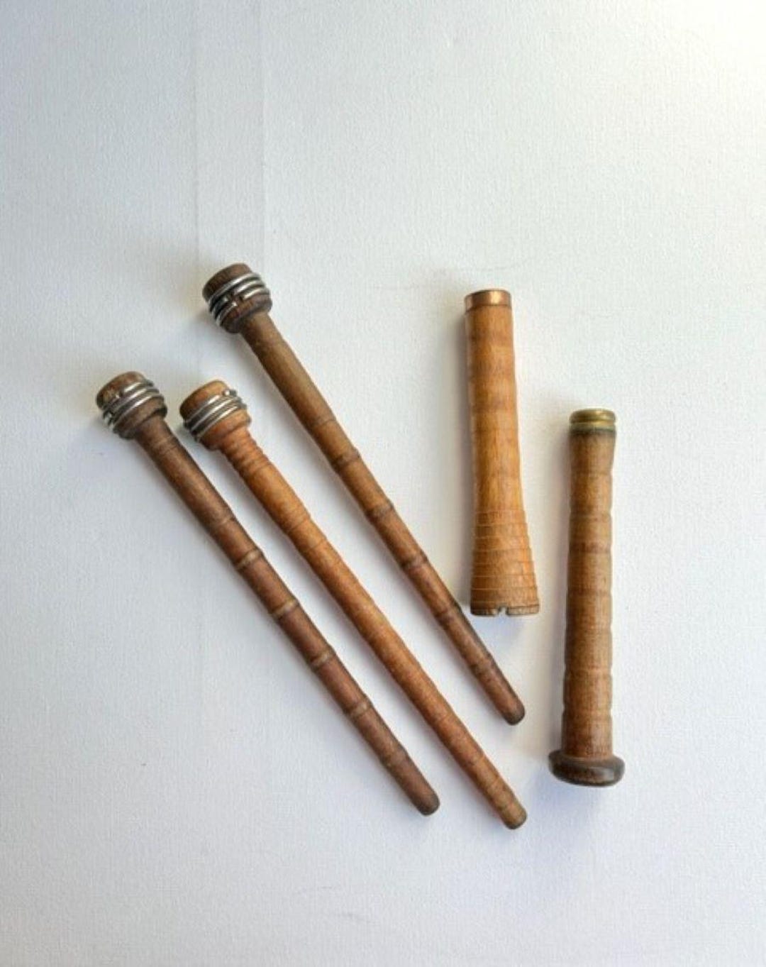 Wooden Bobbin Industrial Weaving Loom Spools, Set of 5: Sewing Room Décor - Etsy