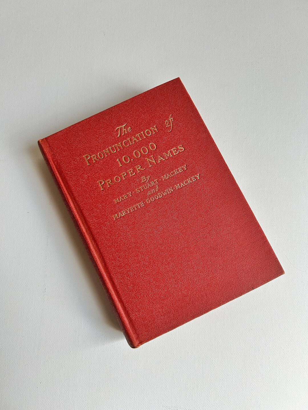 Pronunciation of 10,000 Proper Names, Art History, Book History ...
