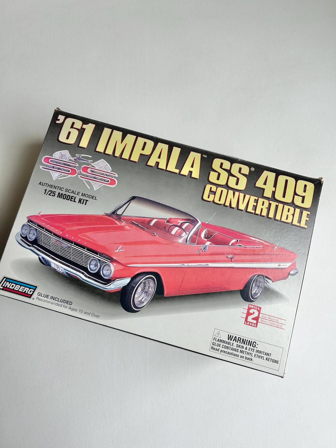 1961 Chevy Impala SS 409 Convertible Model Kit, OPEN BOX, Complete ...